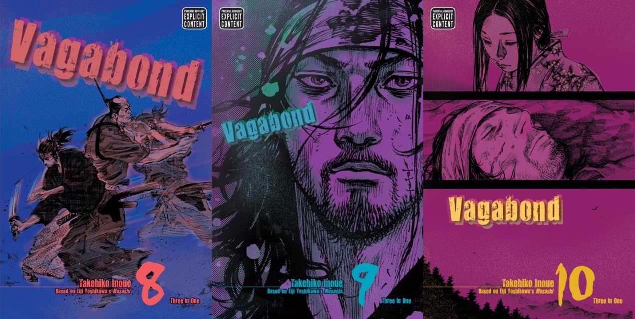 Vagabond (VIZBIG Edition) 3 book set by Takehiko Inoue. 3 book ...