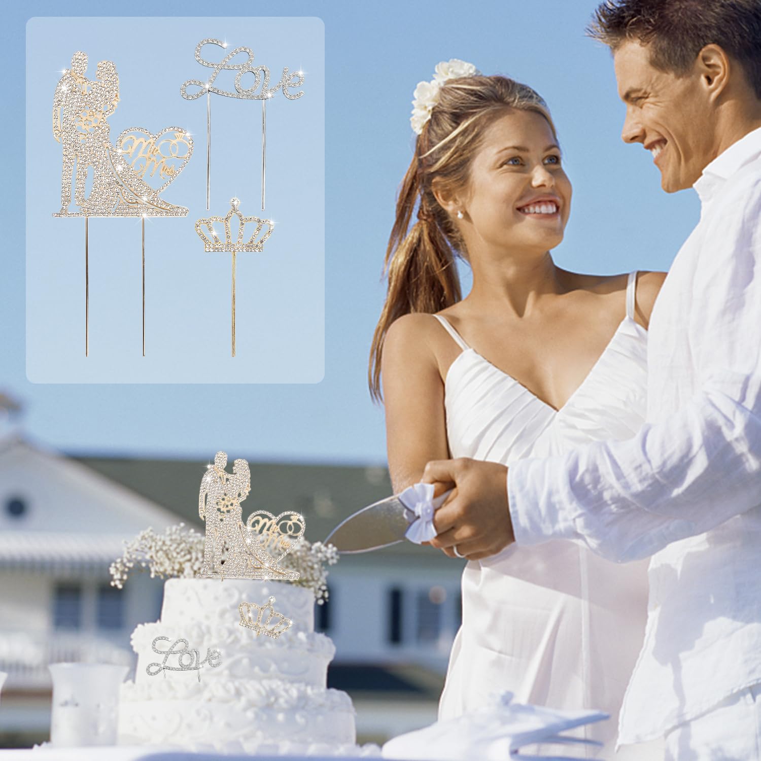 Custom Bling Wedding Cake Toppers Wedding Cake Toppers That Will Be