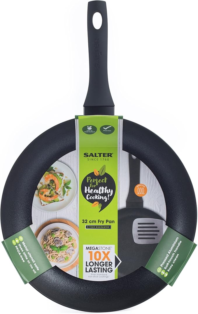 Salter BW13467TEDIR 32cm Frying Pan – PFOA-Free, Non-Stick, Pressed ...