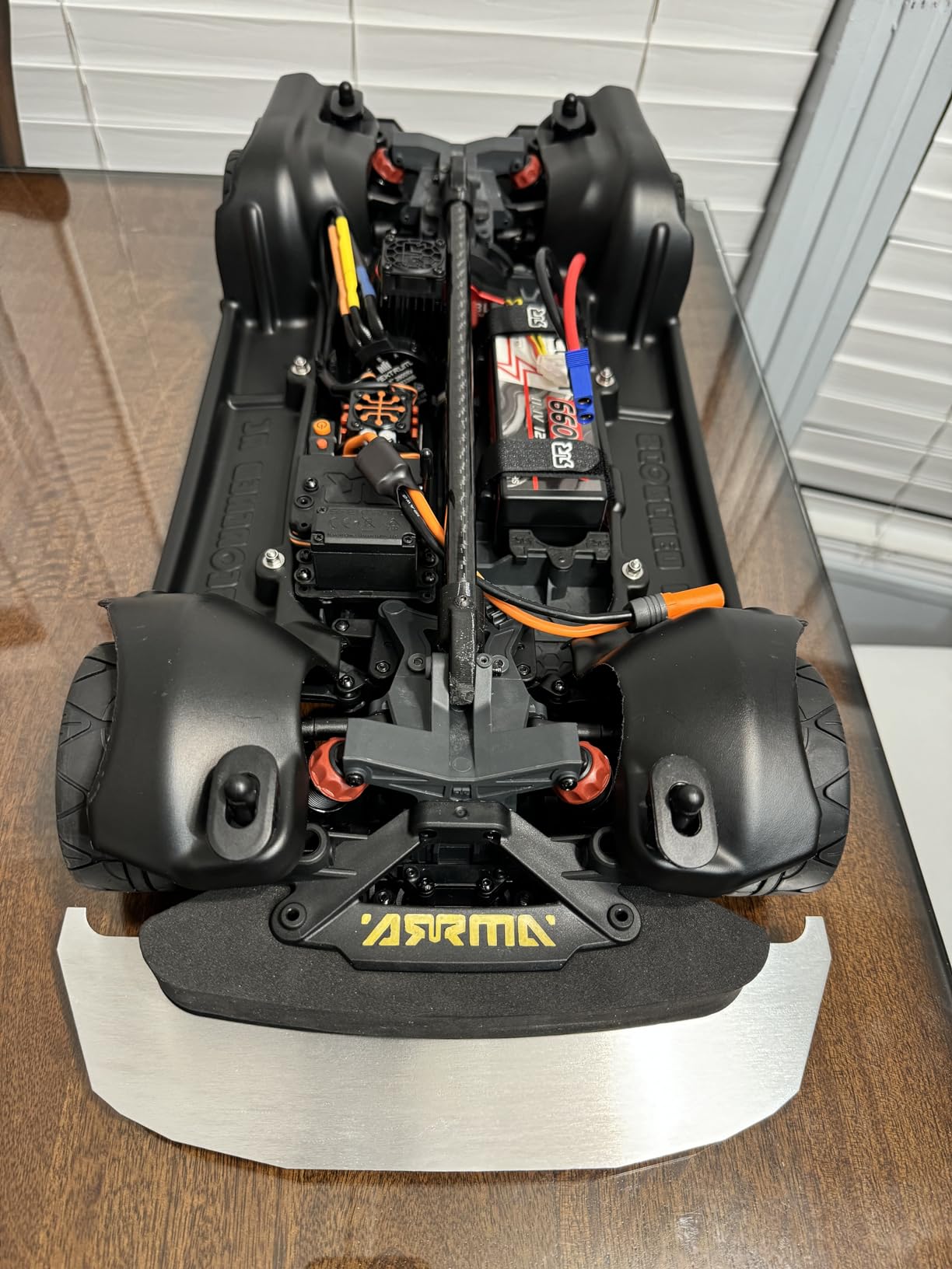 Amazon.com: Arrma Infraction 3s Stainless Steel Front Splitter Upgraded ...