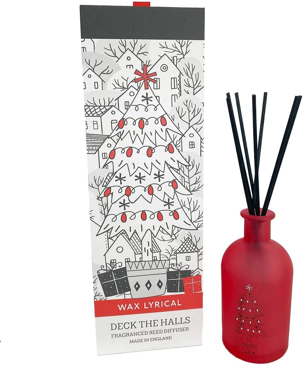 Amazon.com: Wax Lyrical Reed Diffuser 180ml Deck The Halls, Black ...
