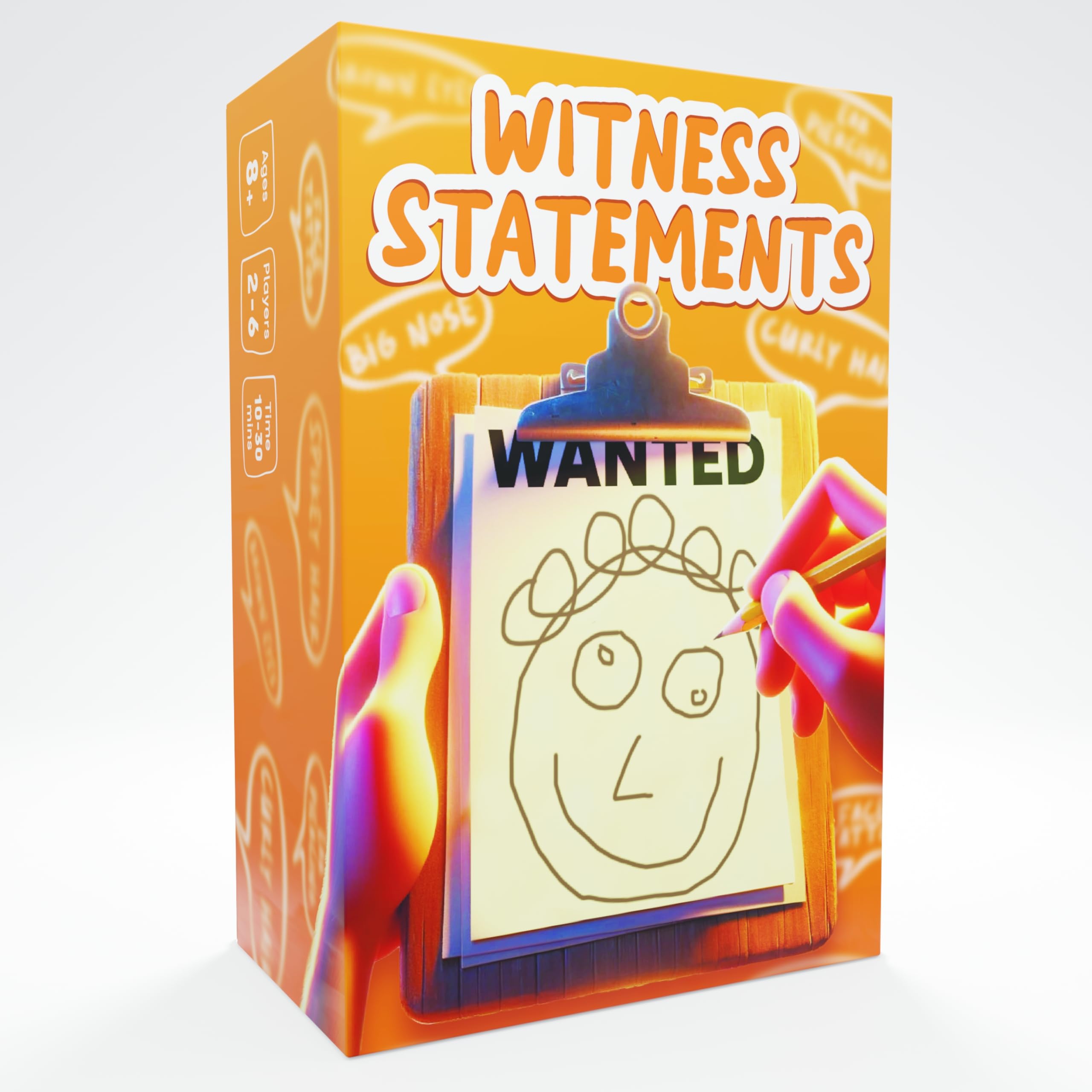 Witness Statements: Fun Family Detective Drawing Party Card Game for ...