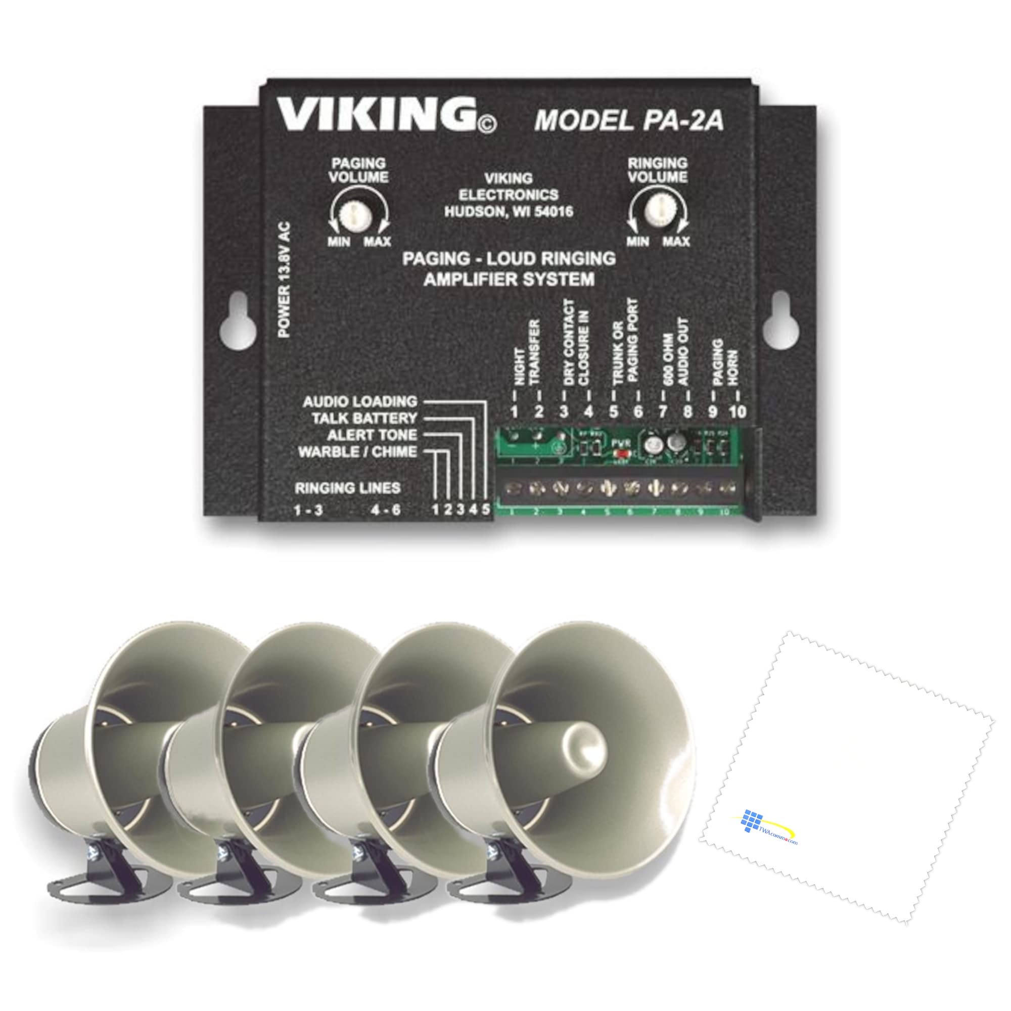 Amazon.com: TWA Viking Intercom Paging and Multiple Line System with ...
