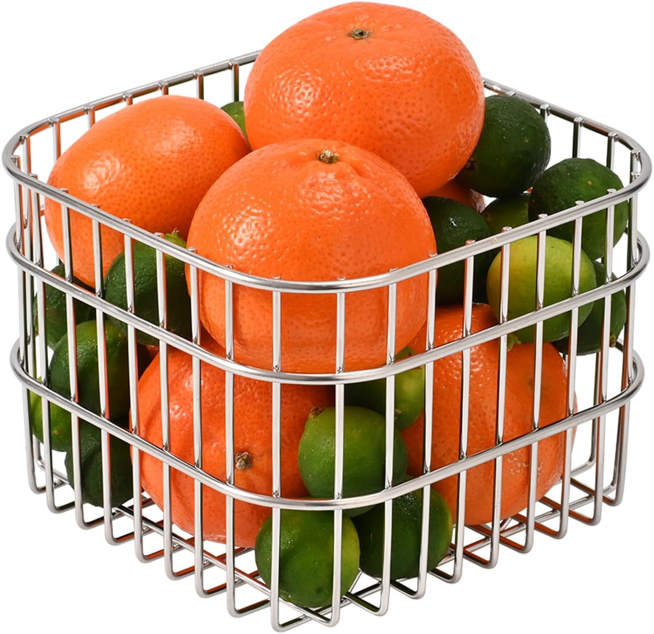 Amazon.com: KPGRN 18/8 Stainless Steel Wire Fruit Basket,Mesh Colander ...