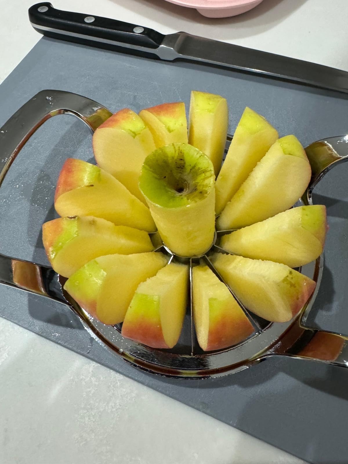 FEITA Stainless Steel Apple Slicer and Corer 12 Blades Food Grade 304 ...