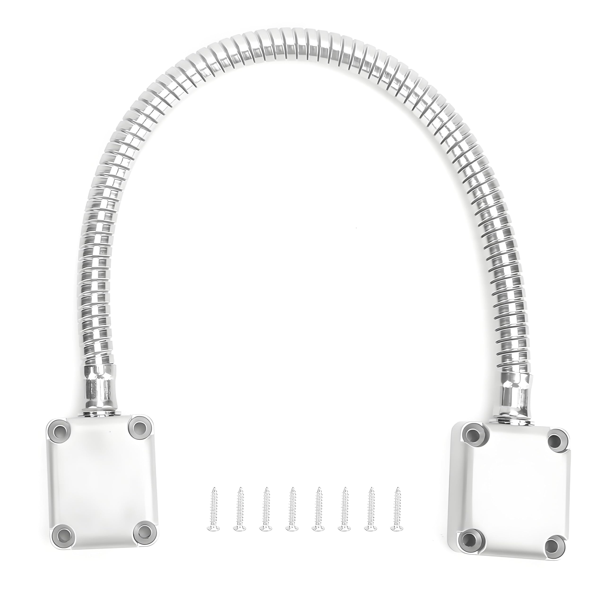 Snapklik.com : 401 Stainless Steel Door Loop Wire Cable Protector ...