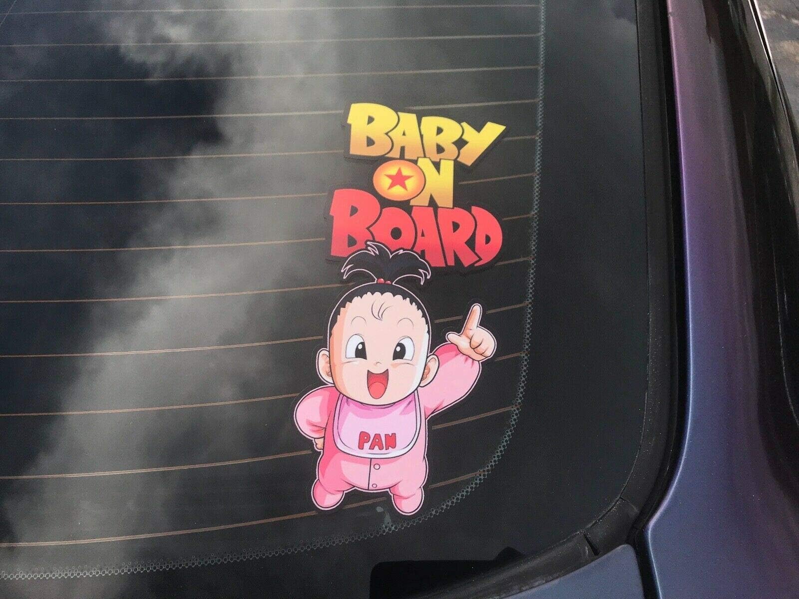 Amazon.com: Super Cute Anime Ball Baby on Board Sticker Vinyl Decal for ...