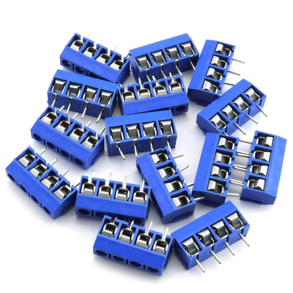 Snapklik.com : DAOKI 60PCS Screw Terminal Block Connector PCB Mount ...