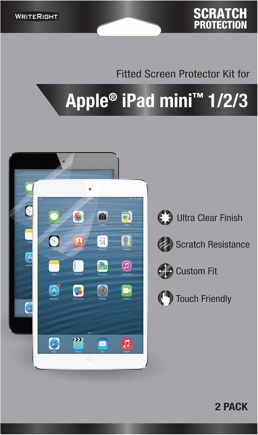 Amazon.com: Fellowes WriteRight Apple iPad mini 1/2/3 Fitted Screen ...