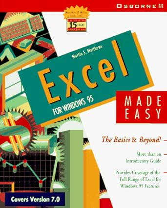EXCEL for Windows 95 Made Easy: The Basics and Beyond! : Matthews ...