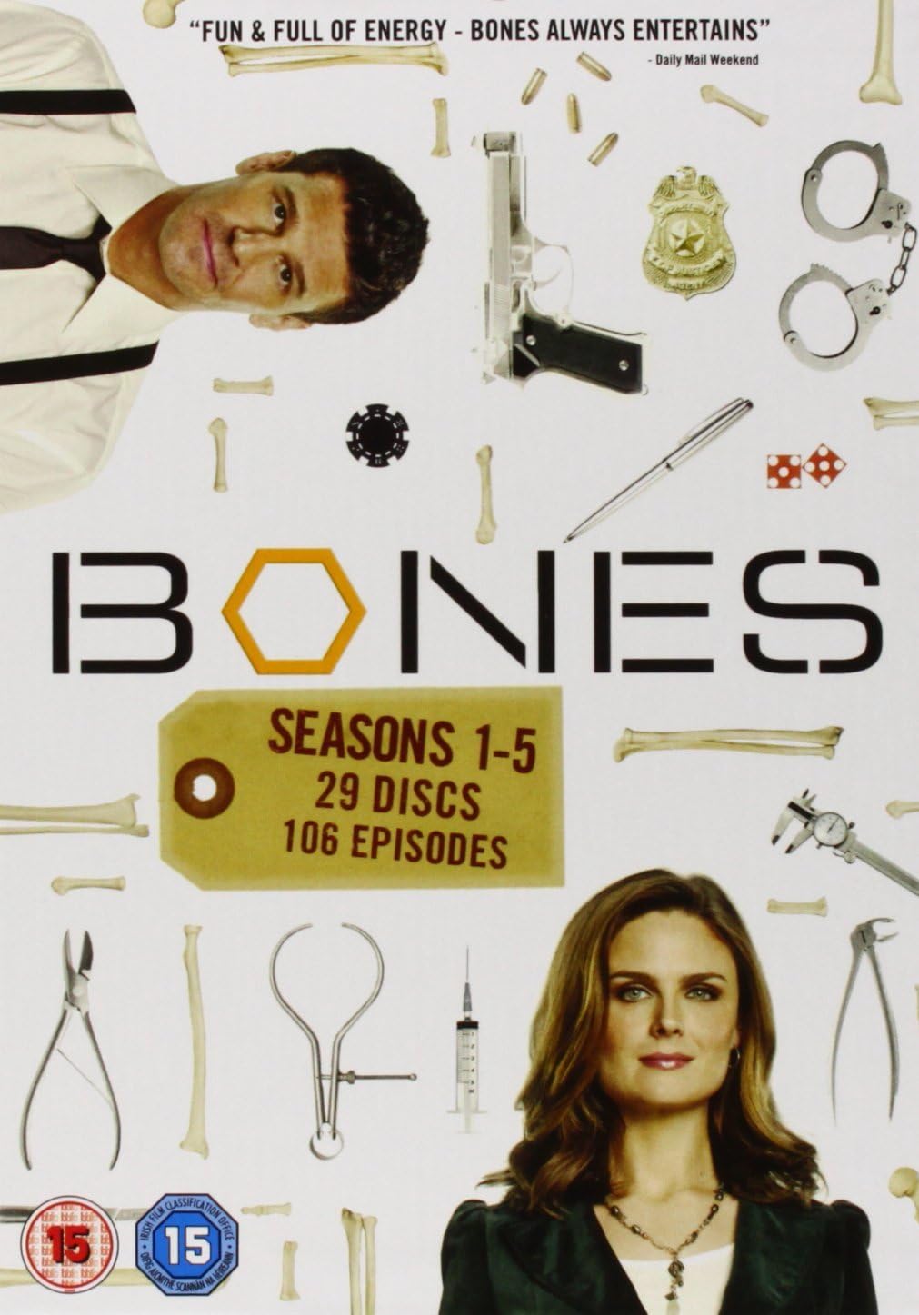 Bones - Season 1-5 [DVD] [2005]: Amazon.co.uk: Emily Deschanel, David ...