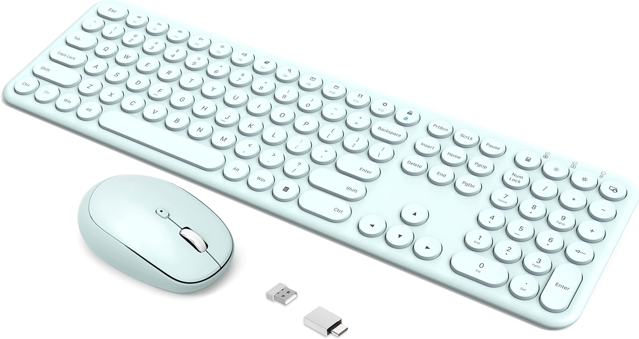 Amazon.com: Wireless Keyboard and Mouse Combo, XTREMTEC Cute Kawaii ...