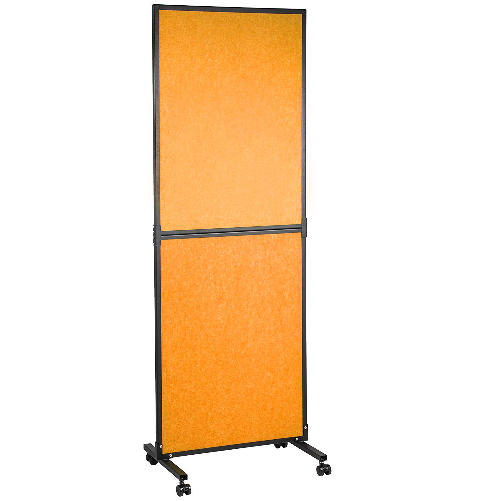 Buy VEVOR Acoustic Room Divider 24"x66" Office Partition Orange Office ...
