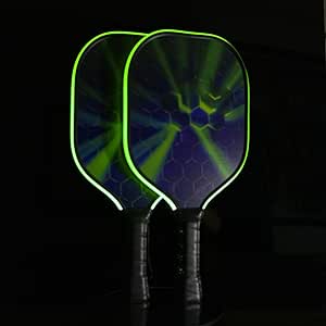 PickleStar LED Light Up Pickleball Paddles with Graphite Carbon Fiber ...