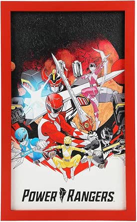 Amazon.com: Power Rangers Action-Packed Group Shot 11” X 18” Red Wall ...