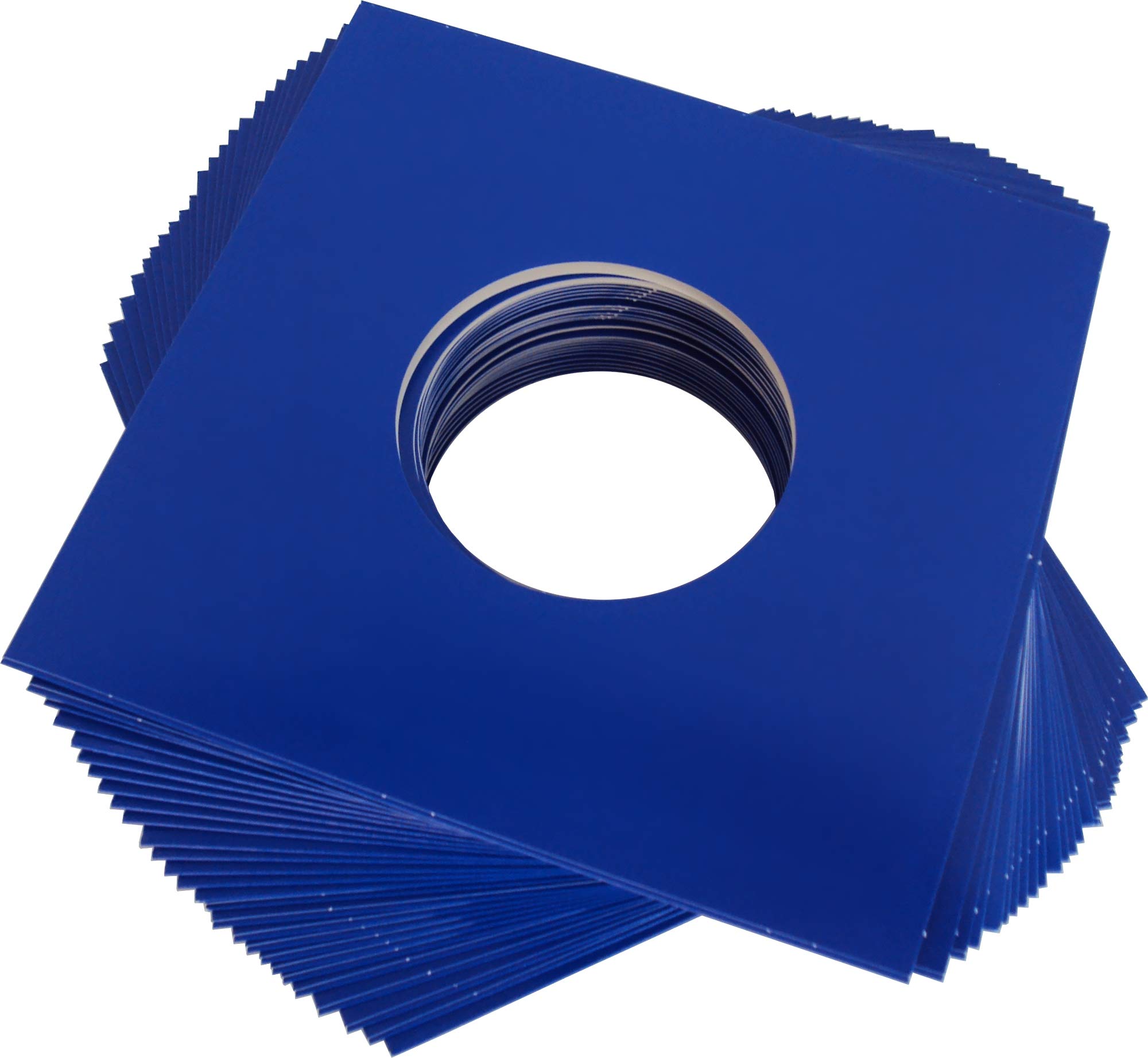 Amazon.com: (25) 7" Heavyweight Record Jackets - Blue with Center Hole ...