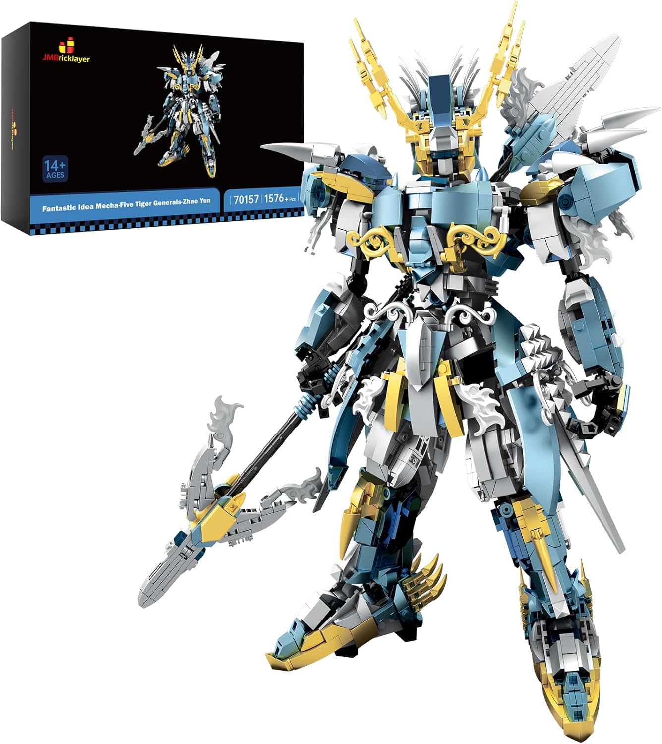 JMBricklayer Mecha Robot Building Sets, Cool Hero Mech Model Kits for ...