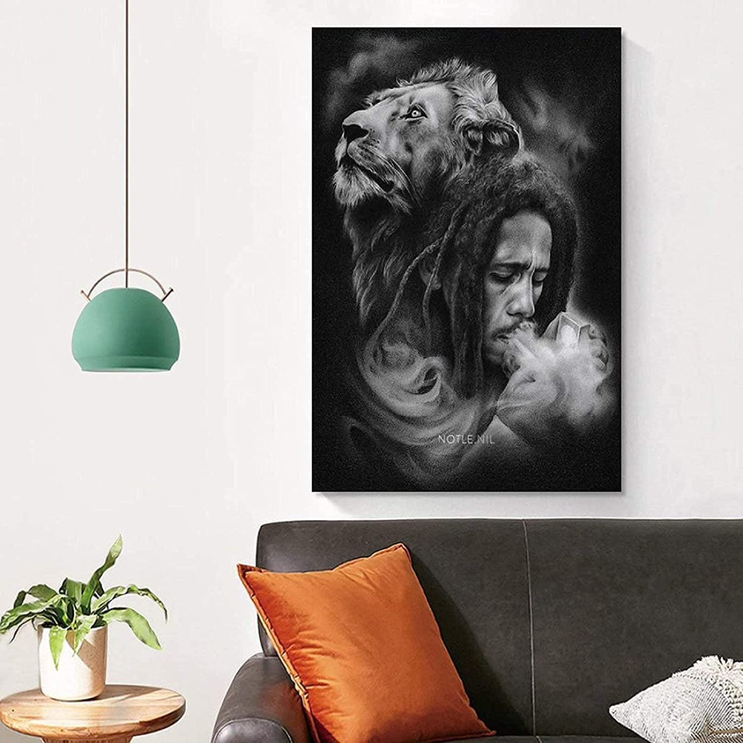 Bob Marley Lion Head Poster Bob Marley Lion Head T Shirt Size Adult XL