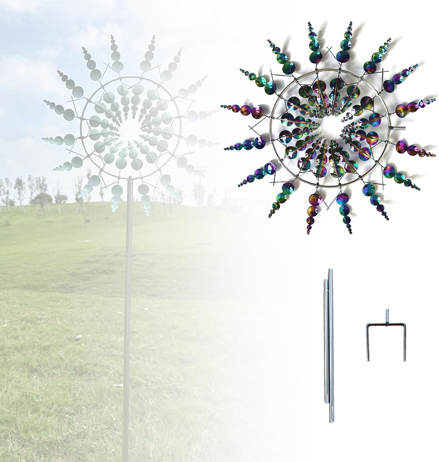 Amazon.com: Harlow Wind Spinner, Harlow Wind Spinner Rotator Garden ...