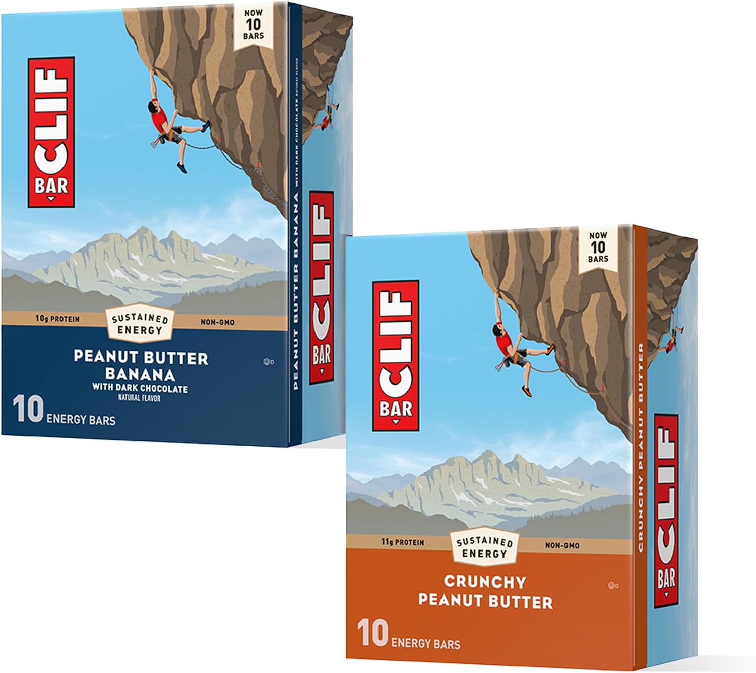 Amazon.com: CLIF BAR - Peanut Butter Variety Pack - Made with Organic ...