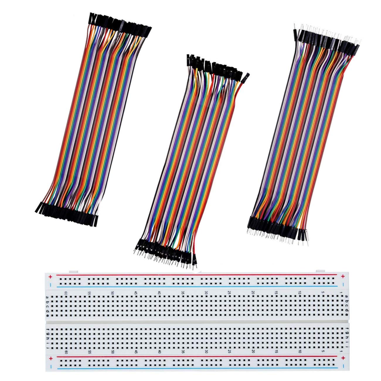 Buy OdiySurveil 40PIN 20cm 1P-1P Male to Male Breadboard Cable Jump ...
