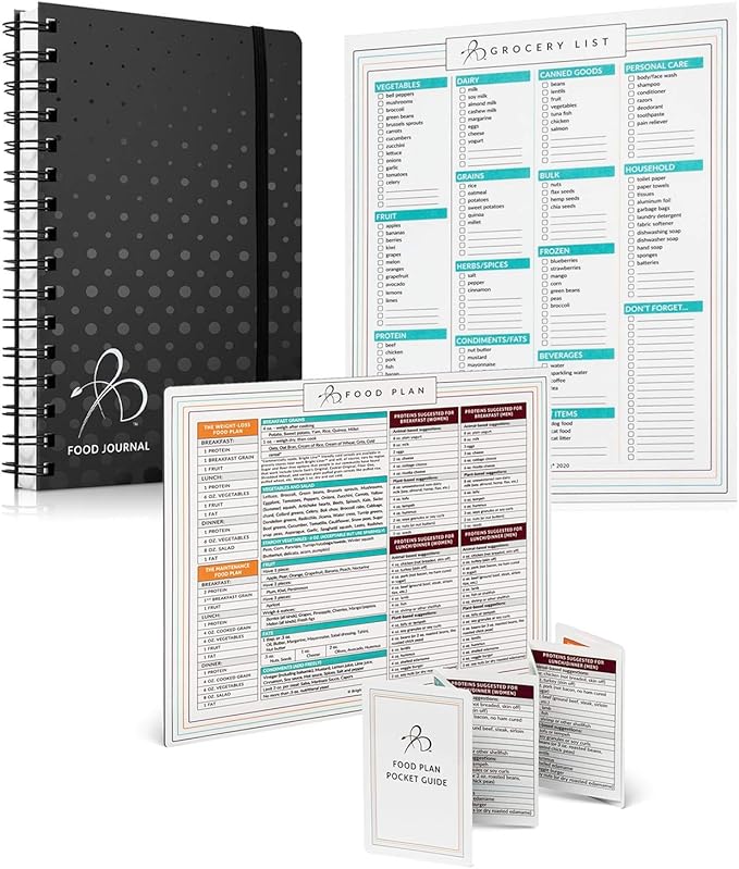 Amazon.com : Bright Line Eating Starter Pack – Black Food Journal ...