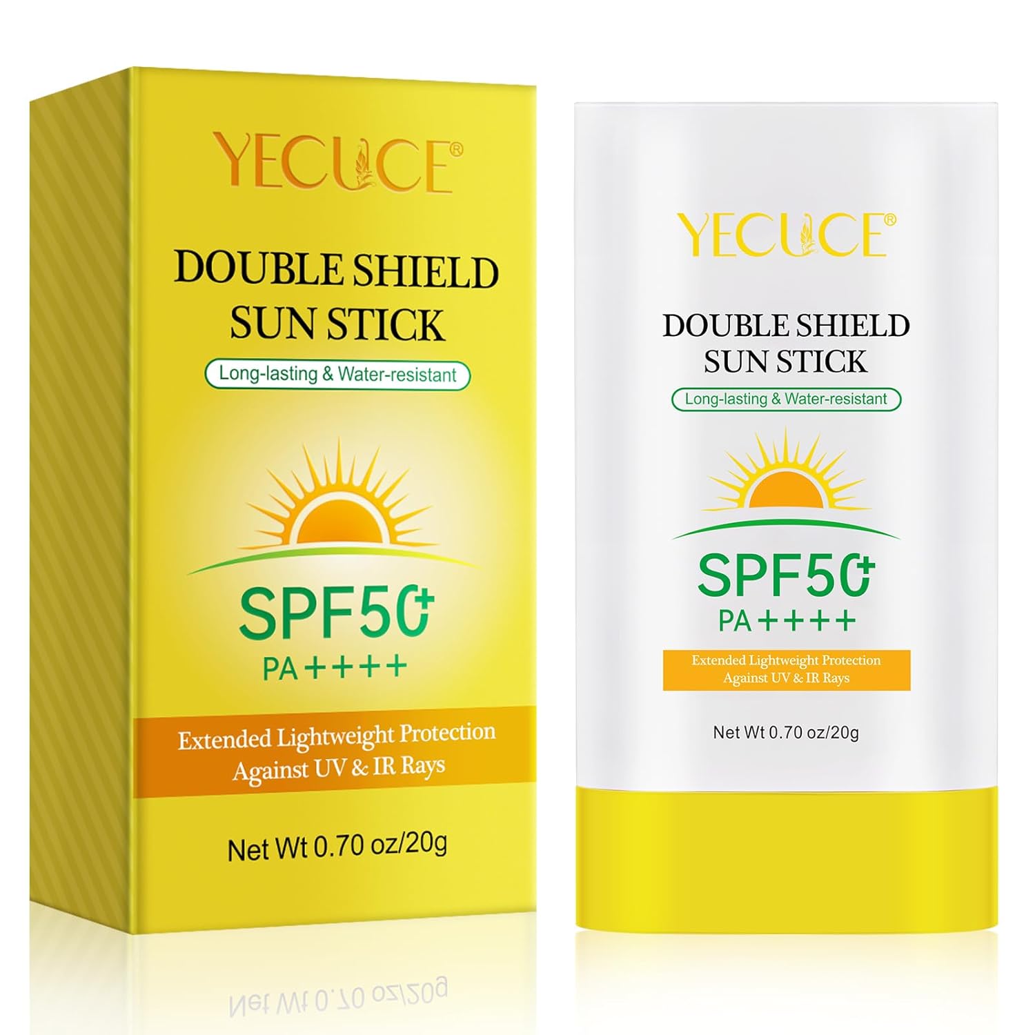 Amazon.com: SPF 50 Solid Sunscreen Stick - 80 Min Water Resistant ...