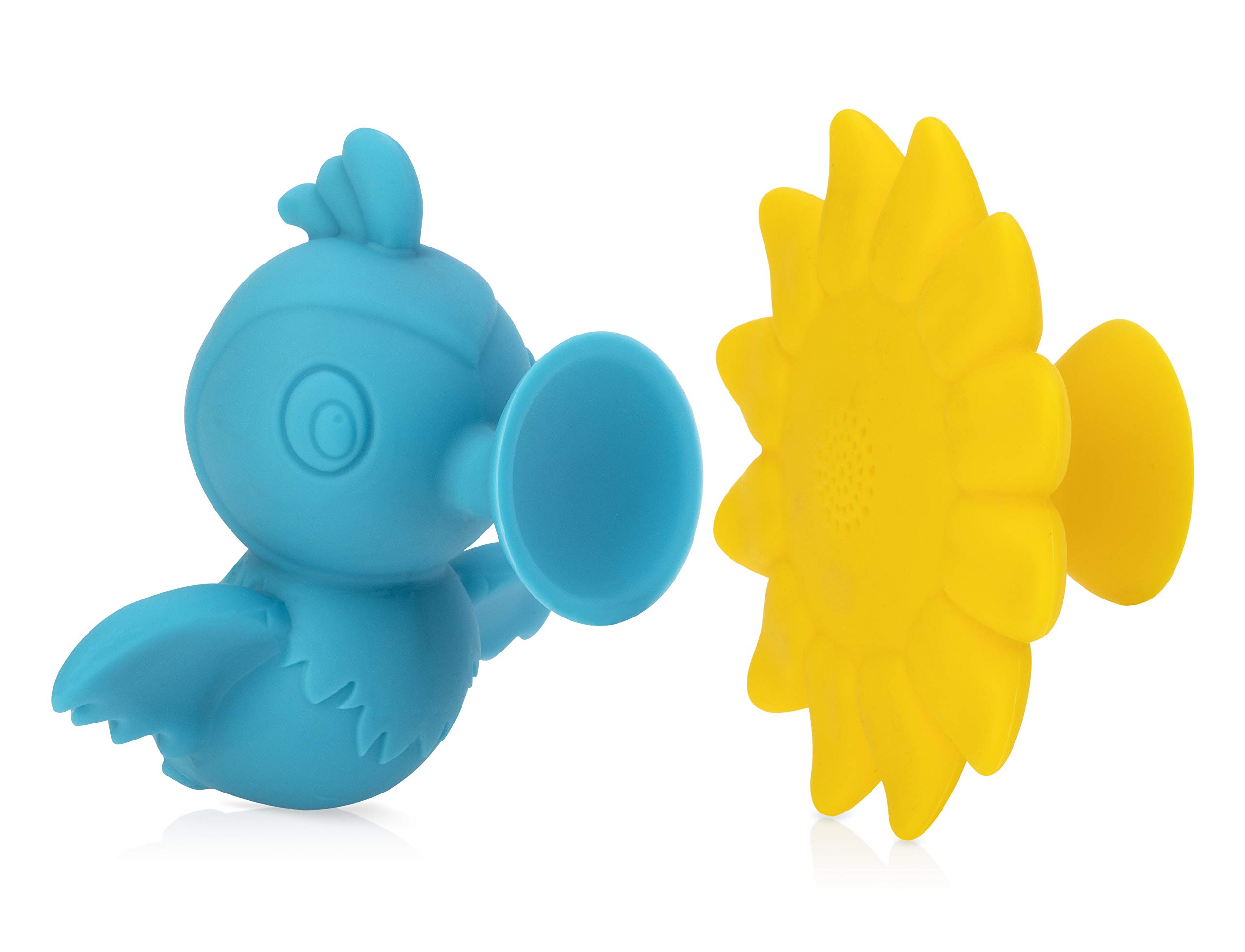 Amazon.com : Nuby Silly Hummingbird & Flower Interactive Suction Toys ...