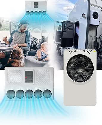 Amazon.com: 12V Air Conditioner, 12V DC Truck Cab RV Air Conditioner ...