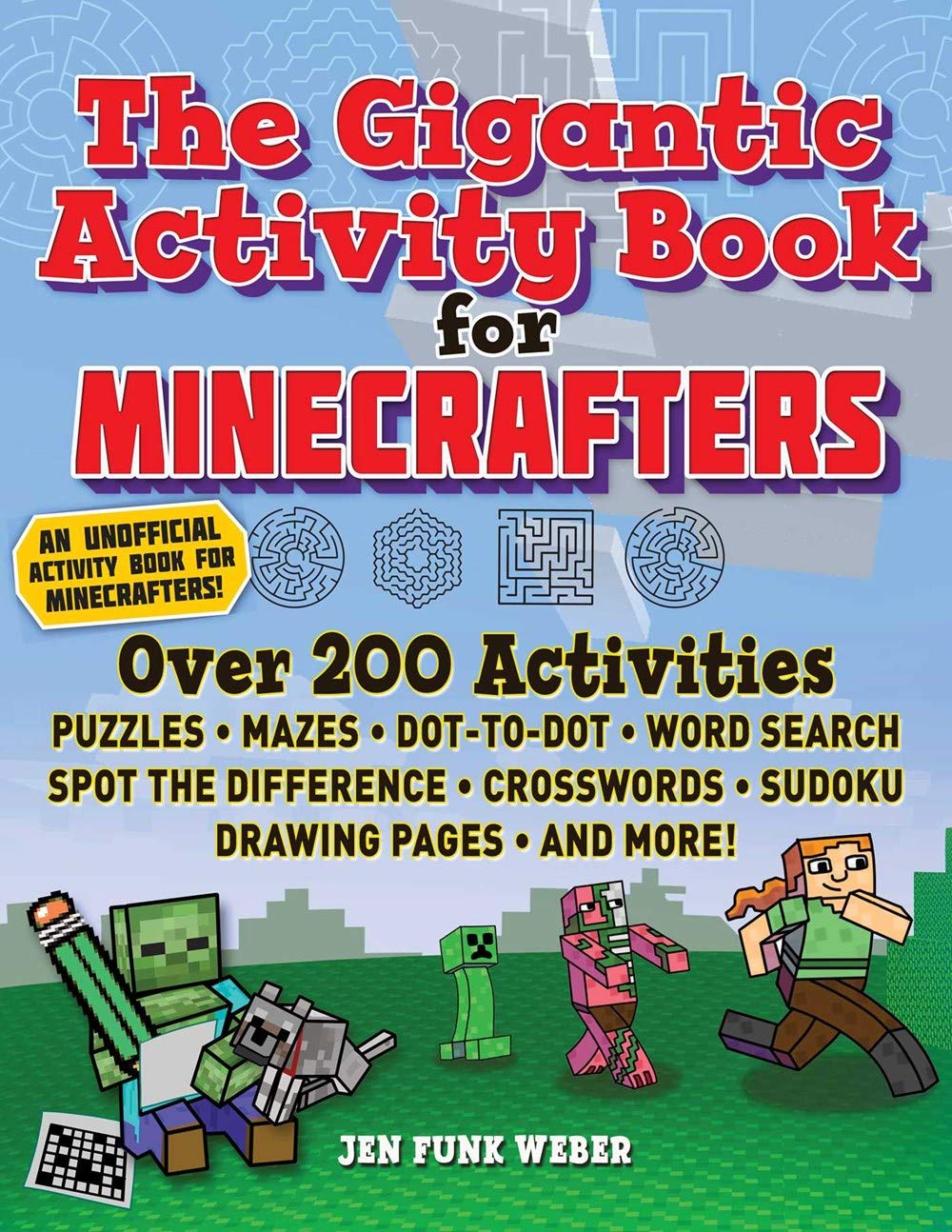 The Gigantic Activity Book For Minecrafters Over 200 Activities Puzzles ...
