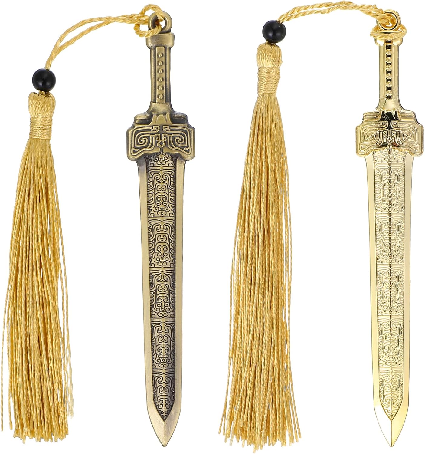 Amazon.com: 2PCS Sword Shaped Bookmarks, Sword Bookmark with Tassels ...
