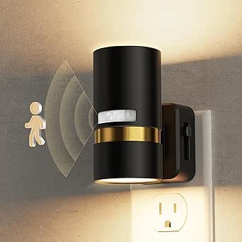 L LOHAS LED Night Light, Motion Sensor Night Light Plug into Wall, 2 ...
