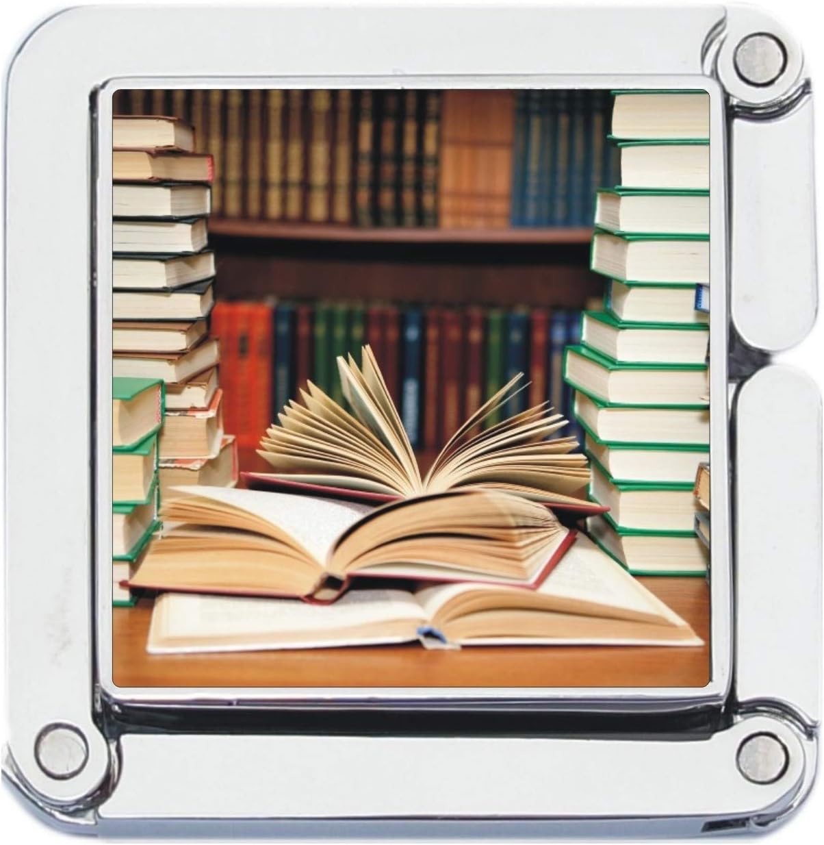 Amazon.com: NewCharms Square Colorful Books Library Purse Hanger ...