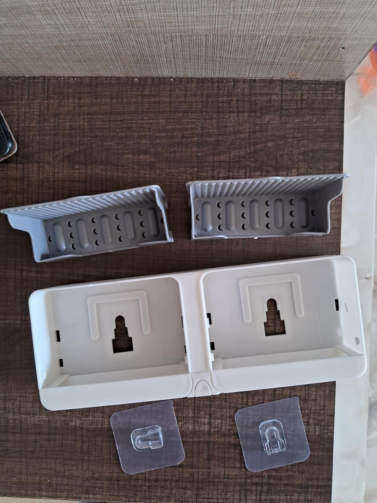 SHOPHOUSSES STREET Creative Wall Soap Box with Lid Double Mesh Standing ...