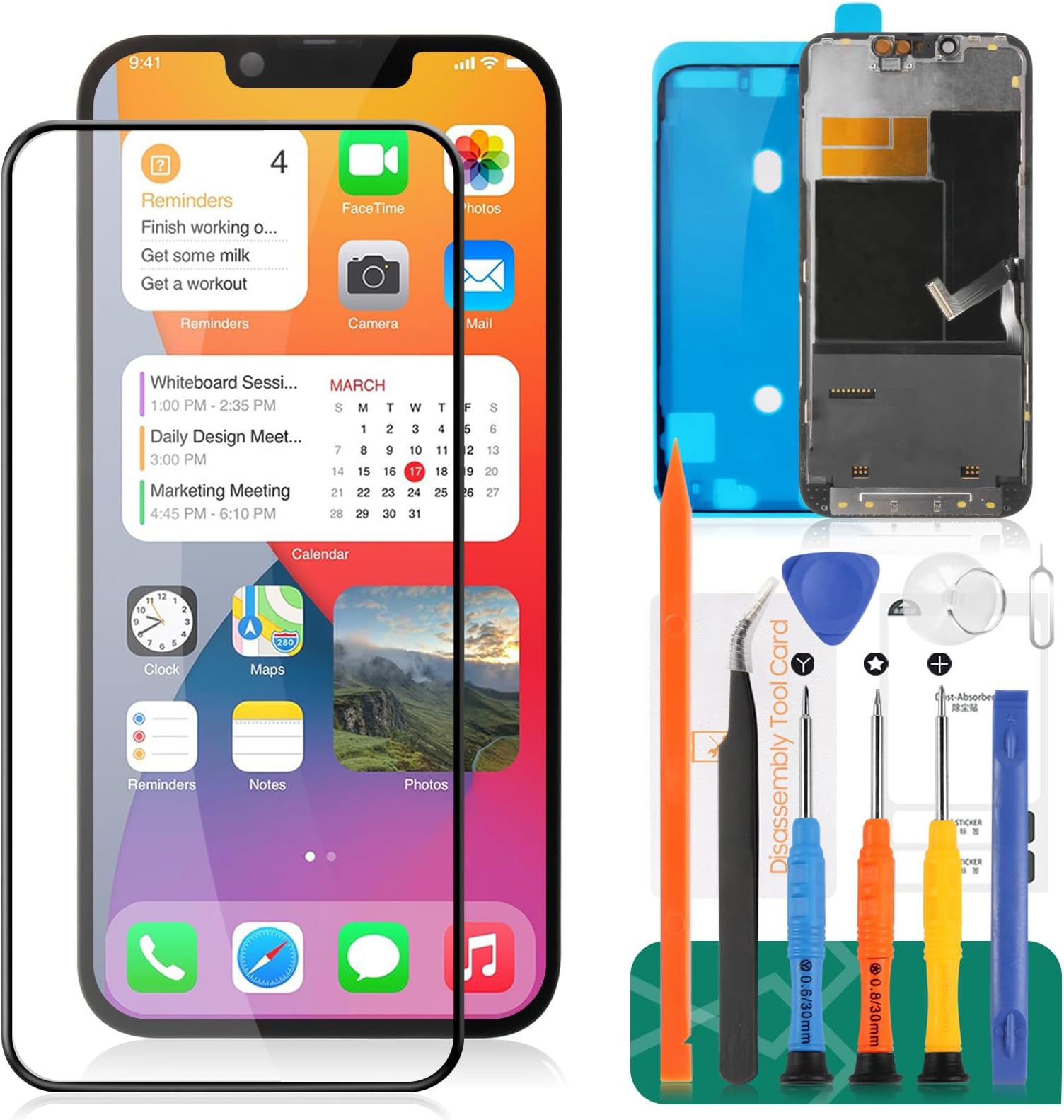 Amazon.com: TFT for iPhone 13 Pro Screen Replacement LCD for iPhone 13 ...