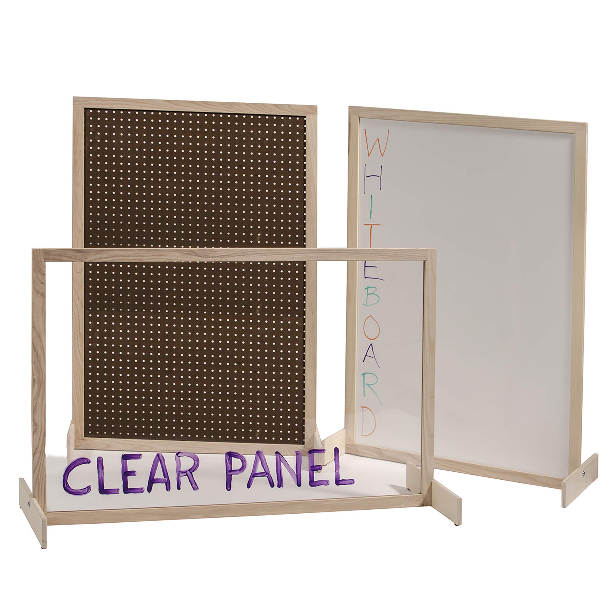 Angeles Pegboard Room Divider, Wooden, ANG1123, Kids Classroom ...