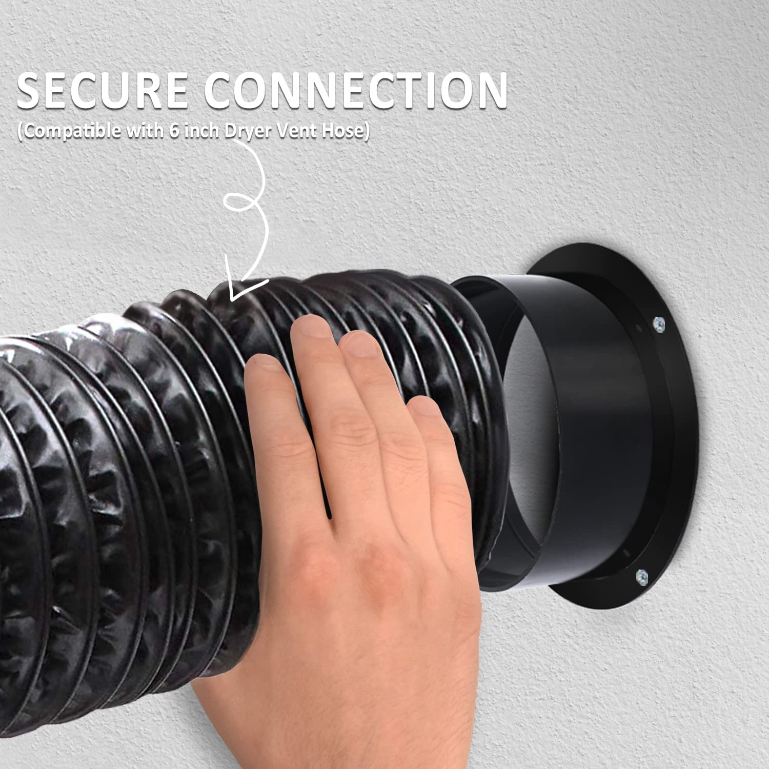 Snapklik.com : 6inch Duct Flanges,6 Inch Duct Connector,Plastic ...