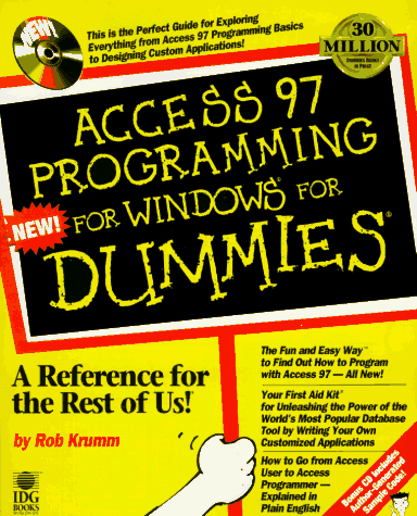 Access Programming for Windows '95 For Dummies : Buy Online at Best ...