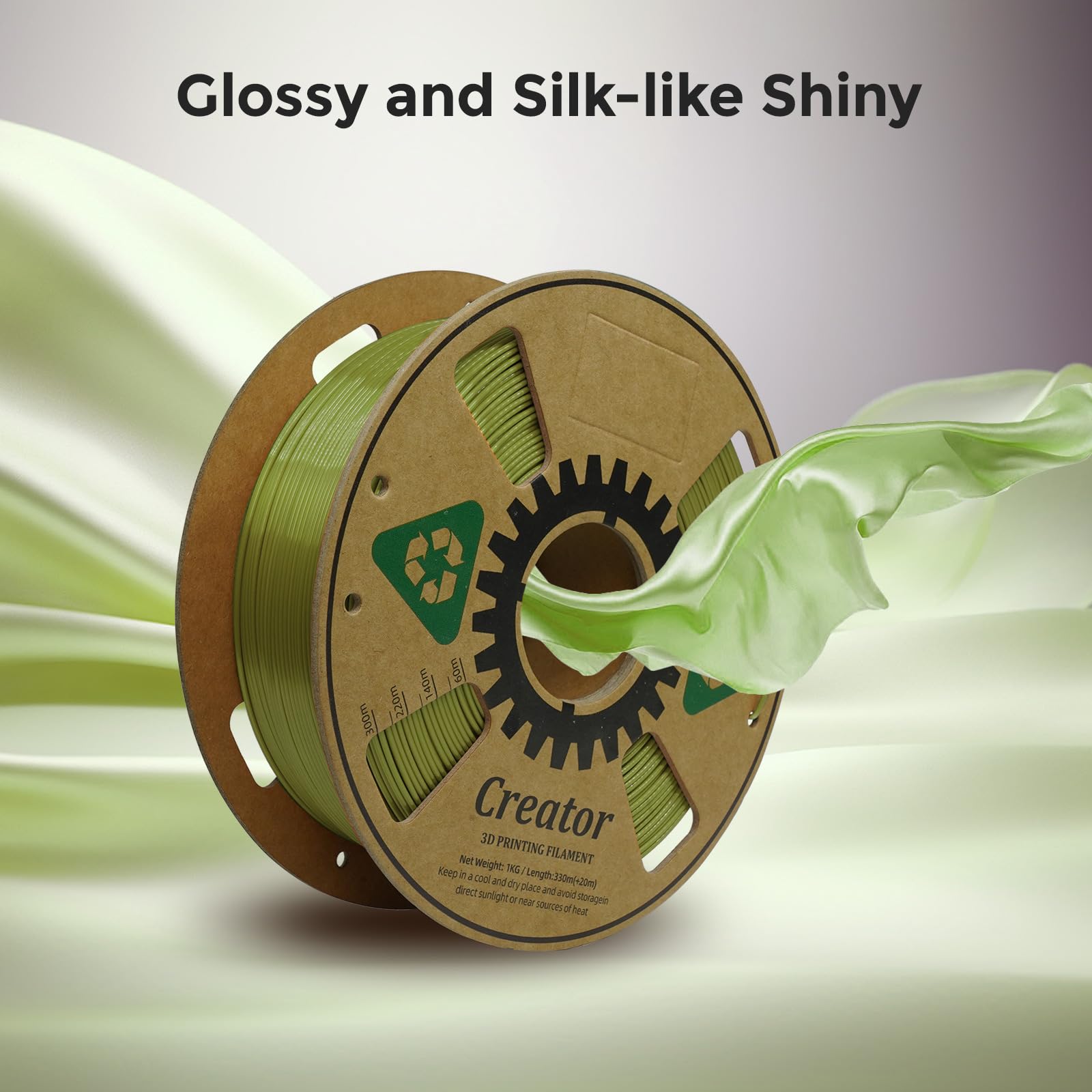 Snapklik.com : Creator Silk PLA 3D Printer Filament, Shiny Silk PLA ...