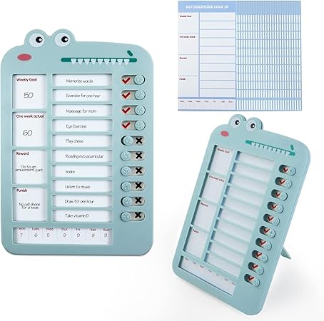 Checklist Board, Portable Checklist Memo Board with Slider and 48pcs ...