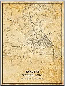 Amazon.com: TANOKCRS Boxtel Netherlands Wall Art Vintage Print Poster ...