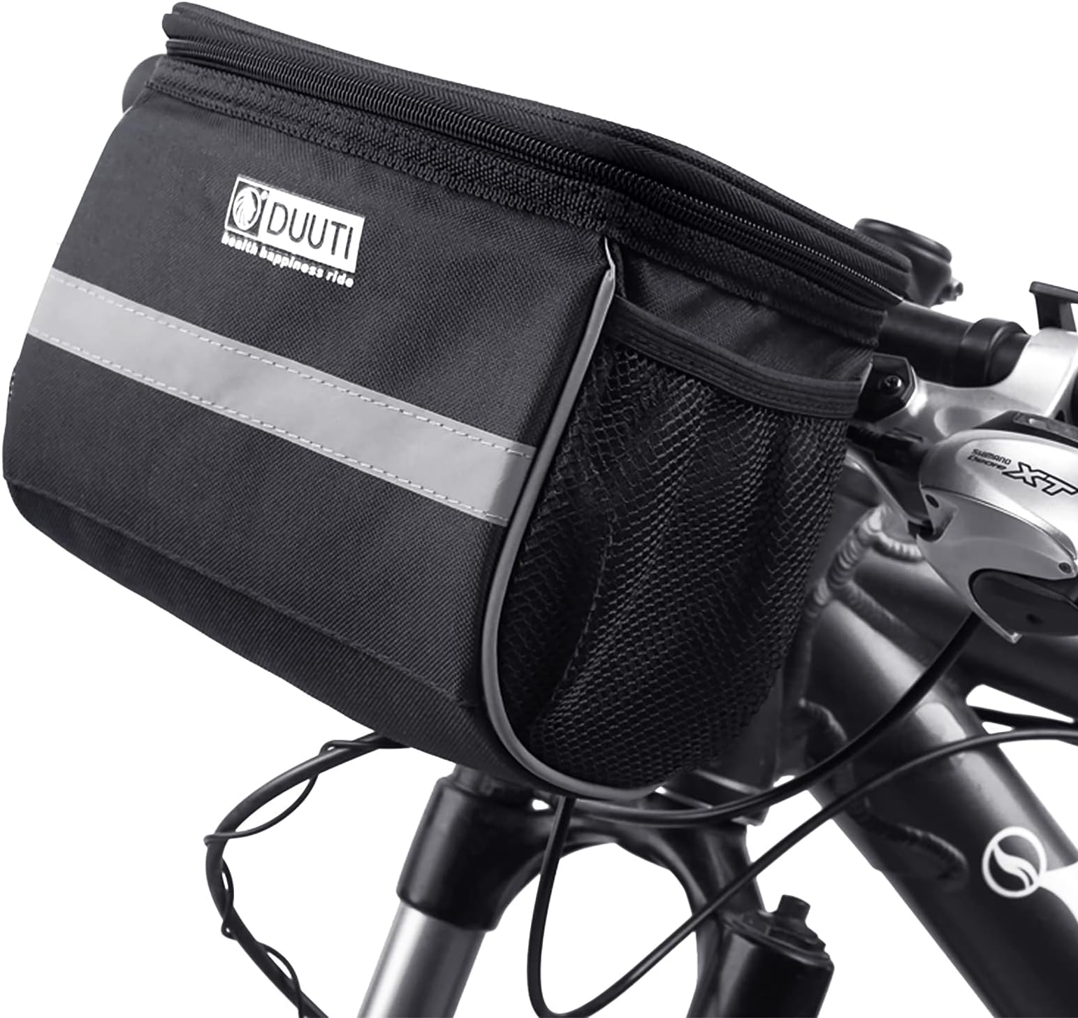 welltop Bike Handlebar Bag, Waterproof Bicycle Handlebar Front Frame ...