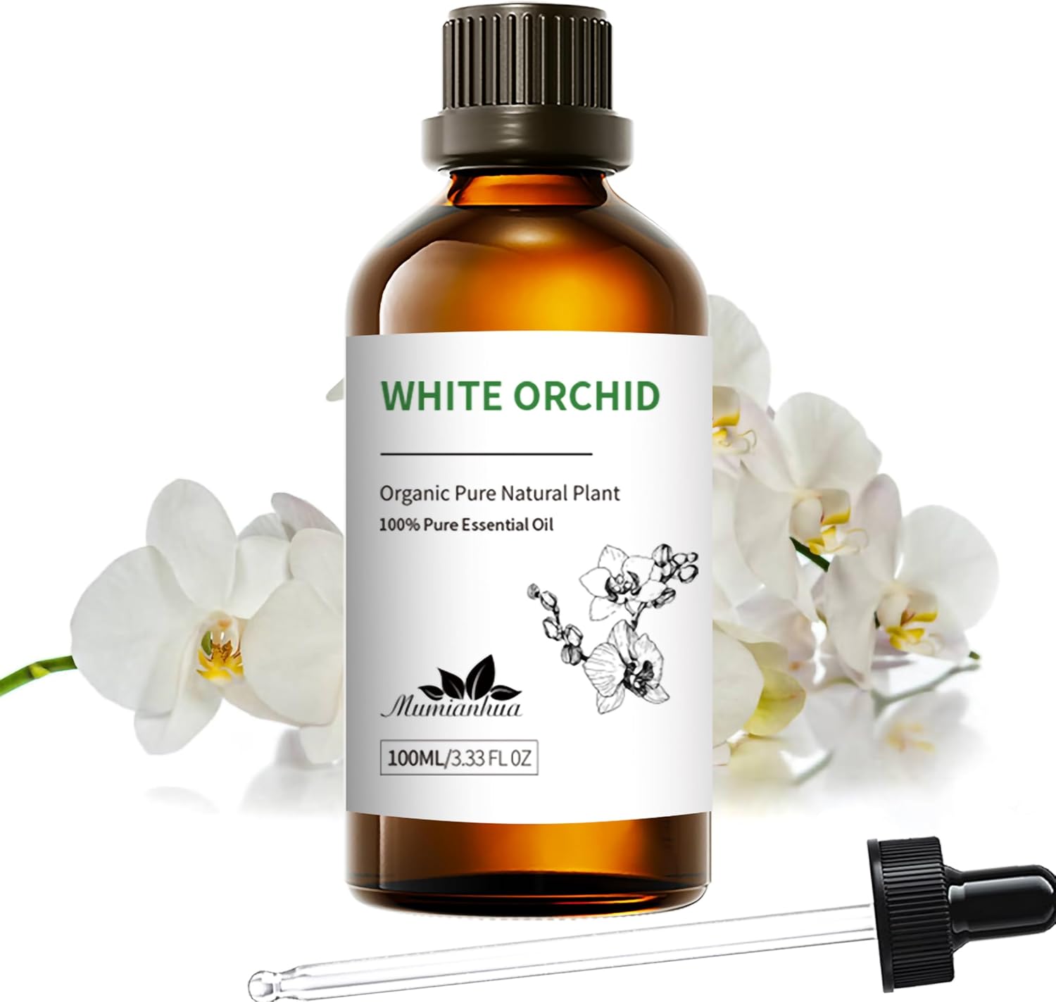 Amazon.com: White Orchid Essential Oil Mumianhua White Orchid Oil Pure ...
