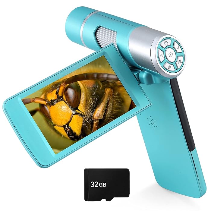 Buy 4 in Handheld Digital Microscope with 32G TF Card,Koolertron 1080P ...