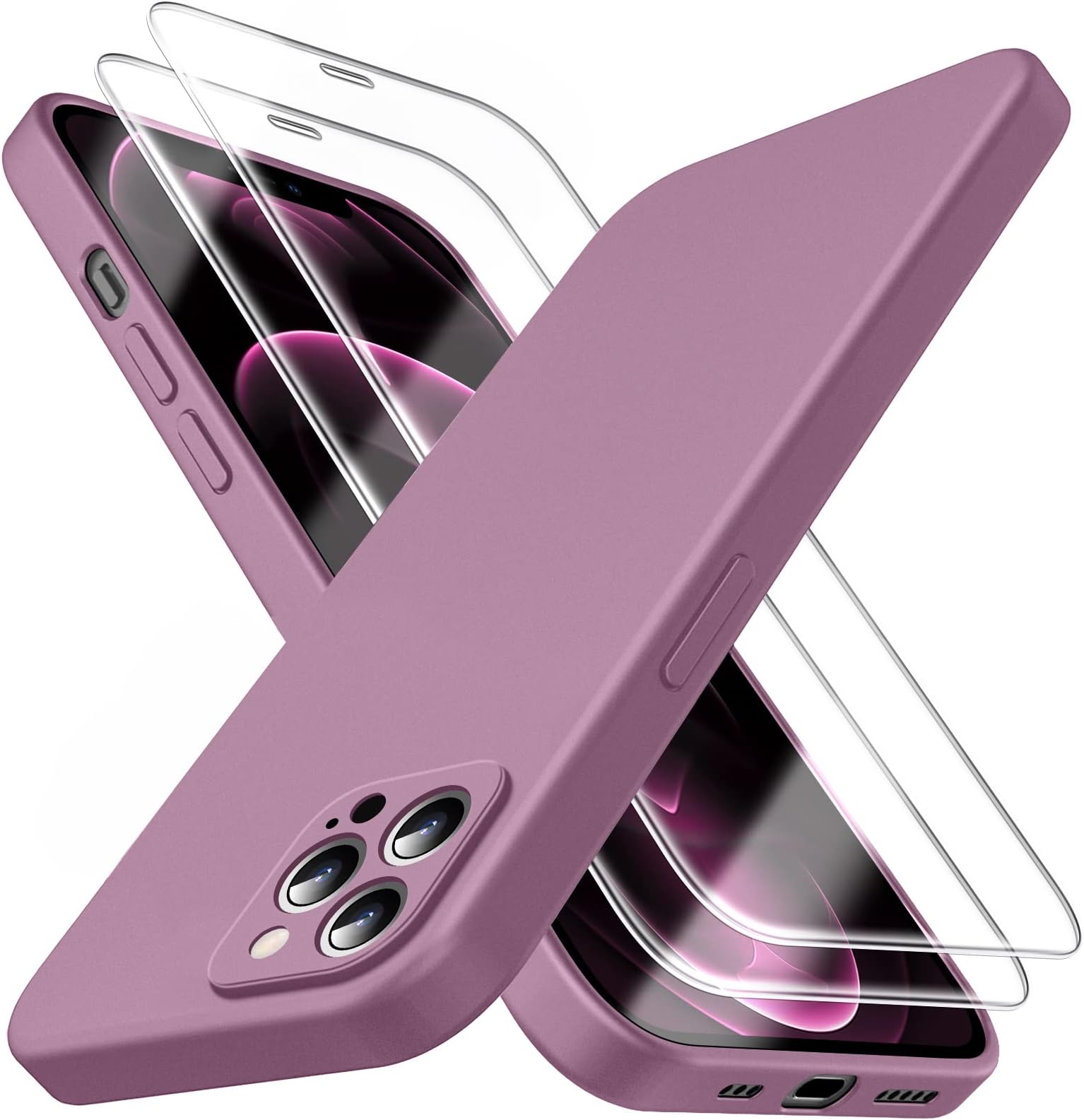 Amazon.com: Dssairo 3 in 1 Compatible with iPhone 12 Mini Case, [Camera ...