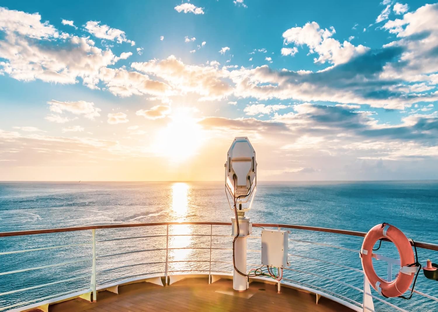 Amazon.com : BELECO 7x5ft Fabric Cruise Ship Backdrop Ship Deck Yacht ...