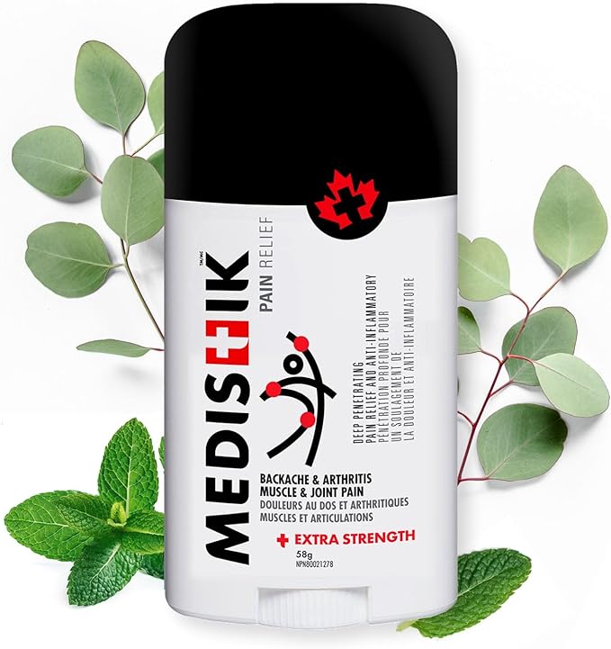 MEDISTIK Extra Strength Pain Relief Stick. Long Lasting Topical Pain ...