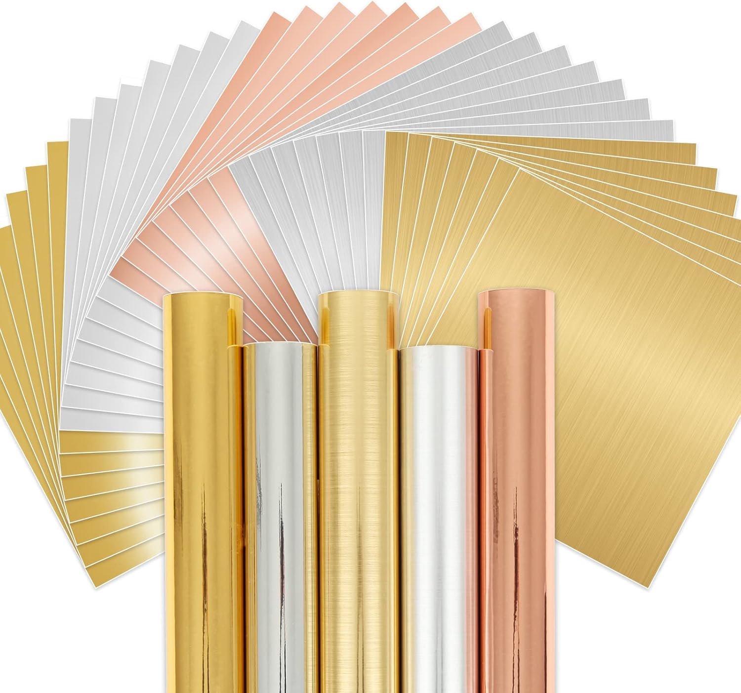 Amazon.com: IModeur Metallic Permanent Vinyl-40Pack Permanent Self ...