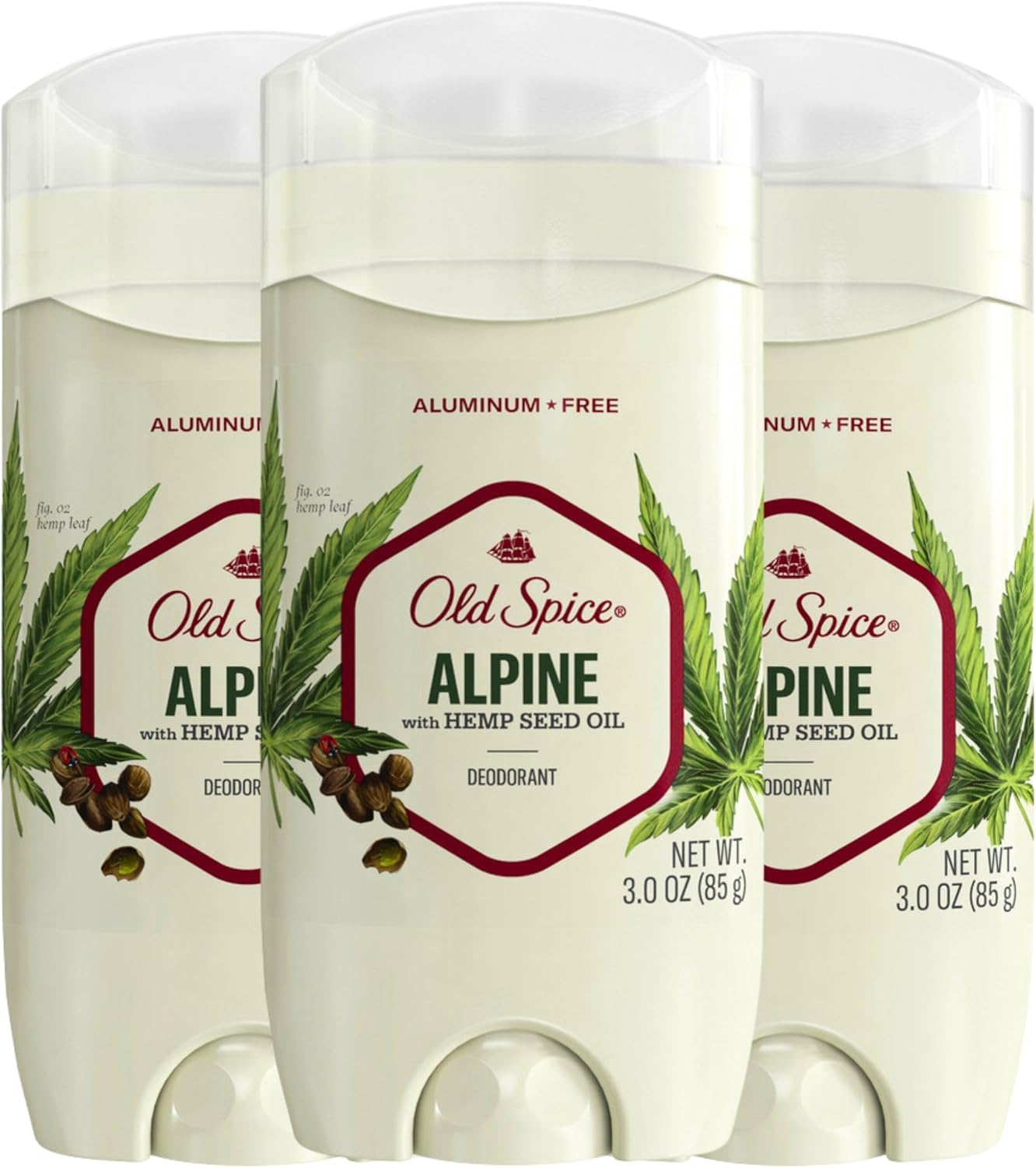 Amazon | Old Spice Men's Deodorant Aluminum-Free Alpine with Hemp Oil ...