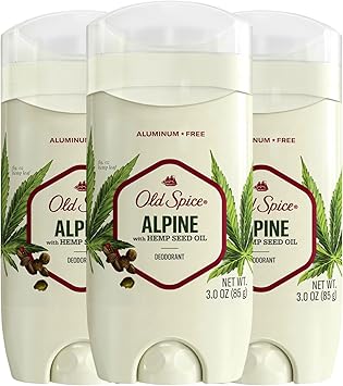 Amazon | Old Spice Men's Deodorant Aluminum-Free Alpine with Hemp Oil ...
